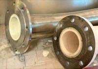 China 95% Alumina Ceramic Lined Pipe Elbow 1700°C Sintered for Lithium Battery Material Conveying for sale