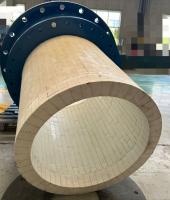 China 95% Alumina Ceramic Lined Pipe Elbow 1700°C Sintered for Lithium Battery Material Conveying for sale