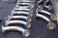 China 95% Alumina Ceramic Lined Pipe Elbow 1700°C Sintered for Lithium Battery Material Conveying for sale