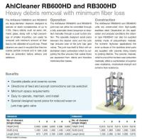 China Customized RB300 HC Cleaner Separating Fiber and Contaminants with PA66 Alumina Ceramic 304 for sale