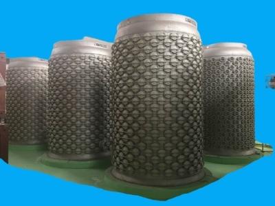 China Paper Pulp Centri Cleaner 400-600 L/min Low Density Contaminant Removal System for sale
