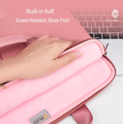 China Waterproof Nylon Laptop Bag 15.6 Inch Handbag with Shoulder Strop for Business Travel for sale