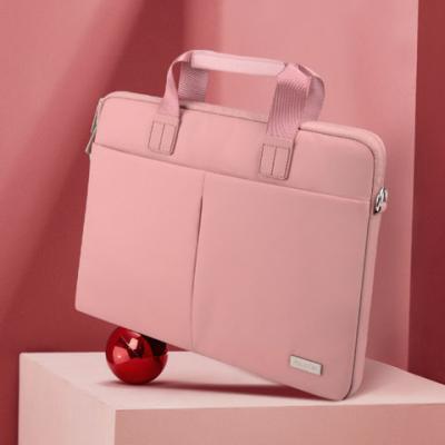 China Water Resistant Polyester Laptop Bag 15.6 Inch Lightweight Business Briefcase for sale