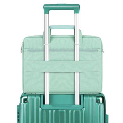 China Men Multifunctional Business Laptop Bag Custom Large Capacity 15.6 Inch Water Resistant Polyester for sale