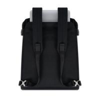China Water Resistant RPET 16 Inch Laptop Backpack Black Custom Logo Business Travel for sale