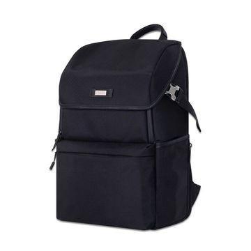 China Custom Logo 16 Inch Laptop Bag Waterproof RPET Business Backpack Black Grey for sale