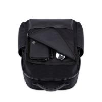 China Water Resistant 16 Inch Laptop Backpack RPET Pu Leather Business Travel Bag for sale