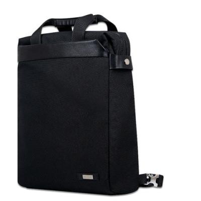 China Custom Recycled PET Fabric Unisex Laptop Backpack 16 inch Water Resistant RPET for sale