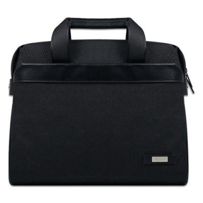 China Water Resistant Laptop Messenger Bag 15.4 Inch RPET PU Leather Shoulder Bag OEM ODM for sale