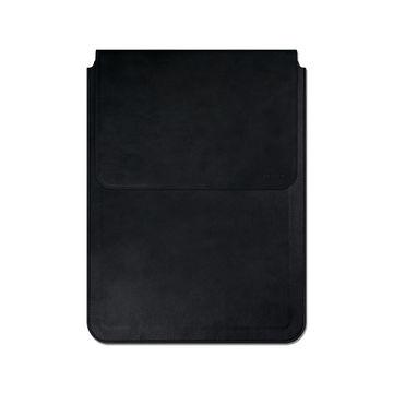 China Custom Waterproof PU Leather Laptop Sleeve Bag 13.3 15.4 Inch with Stand Function and Mouse Pad for sale