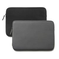 China Custom Neoprene Laptop Sleeve Case Shockproof 13-15.6 Inch Black Grey for sale