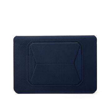 China Water Resistant PU Leather Laptop Sleeve Case 12 13.3 15.4 Inch with Stand for sale