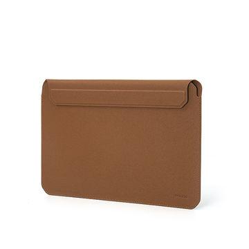 China Water Resistant PU Leather 2 in 1 Laptop Sleeve with Stand 13.3 Inch OEM for sale