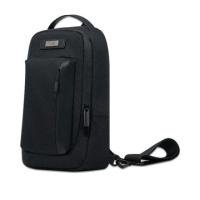 China Water Resistant Nylon Sling Bag 10 Inch Tablet Briefcase Durable Black for sale