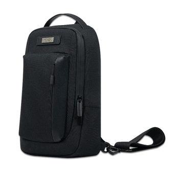 China Water Resistant Nylon Sling Bag 10 Inch Tablet Briefcase Durable Black for sale