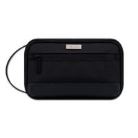 China Double Layer Nylon Electronic Organizer Bag 18.5x13x8 Inch Water Resistant Tech Storage Pouch for sale