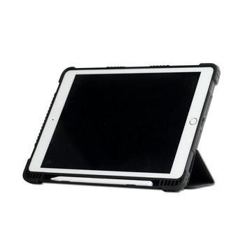 China Clear Rugged iPad Case Cover with Magnetic Tri-Fold Stand for iPad Air 4 10.2 Inch for sale
