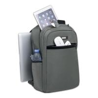 China 17.3 Inch Nylon Laptop Backpack 20-35L Business Travel Outdoor Bag with Side Pocket for sale