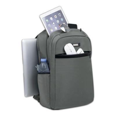 China 17.3 Inch Nylon Laptop Backpack 20-35L Business Travel Outdoor Bag with Side Pocket for sale