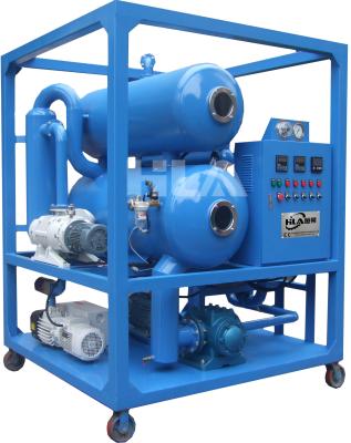 China Transformer Oil Filtration Machine 1800-18000 L/h Double Stage ≤1μm for sale