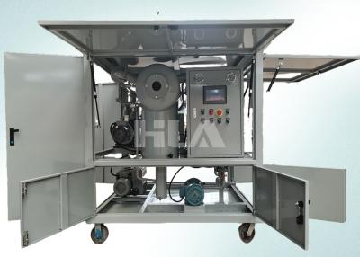 China Transformer Oil Filtration Machine 1800-18000 L/h Flow Double Stage Filtration ≤1μm for sale