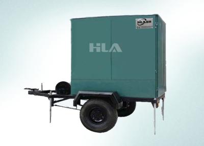 China VPM-100 Mobile Transformer Oil Purifier 6000 L/hour Flow Rate with 75KV Breakdown Voltage for sale