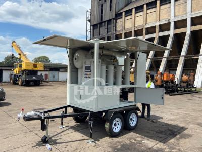 China HLA DVP30-200 Mobile Oil Purifier with 6000L/hour Flow Rate and 100L/hour Capacity for Transformer Oil Filtration for sale