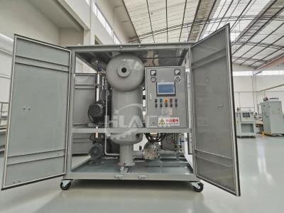 China Mobile Oil Purifier 80 L/min Vacuum Structure Water Content ≤3ppm Pressure ≤0.4 Mpa for sale