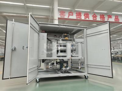China Mobile Oil Purifier 80 L/min Vacuum Level -0.099 Mpa with Touch Screen Control Panel for sale