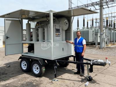 China Mobile Oil Purifier 80 L/min Vacuum ≤0.4 Mpa for Transformer Oil Purification for sale