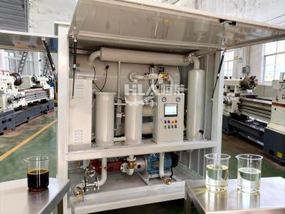 China Turbine Oil Filtration Machine ≤3 Micron Precision 5000H Fault-Free Operation for Lubricant Oil Purification for sale