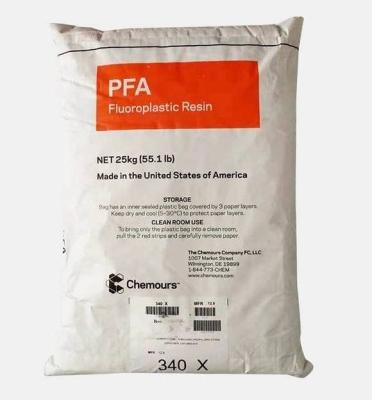 China PFA 6502NZ Blow Molding Grade Resin for Compression Molding and Lining Applications 25kg Bag for sale