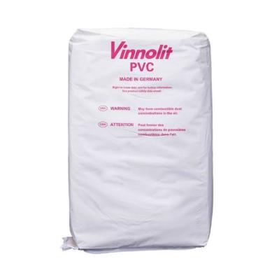 China Vinnolit PVC E70CQ High Toughness Plastic Pellets 25kg Bags for Floor and Automotive Applications for sale