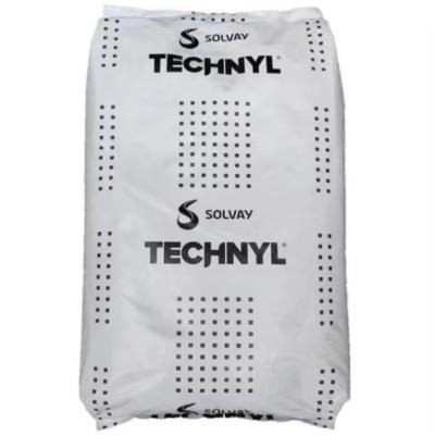 China Solvay C218V30 BK Black PA6 Nylon 6 Raw Material with 30% Glass Fiber, 190 MPa Tensile Strength, 205℃ HDT for sale