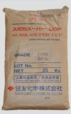China Sumitomo LCP E4008MR Plastic Resin - 40% Glass Fiber Reinforced, 313°C HDT, UL94 V-0 Flame Retardant Grade for sale