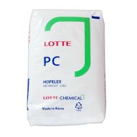 China Lotte Chemical PC-1100 Flame Retardant Polycarbonate Granules - UL94 V-2 Rating, 10 g/10min Melt Index, 132°C HDT for sale