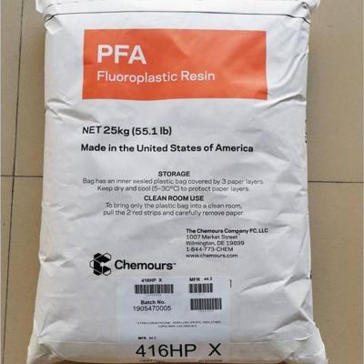 China PFA 6502NZ Blow Molding Grade Resin for Lining Applications 25kg Bag for sale