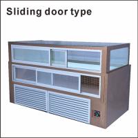 China Drawer Door Glass Cake Display Cabinet Boutique Refrigerated Cake Display Case for sale