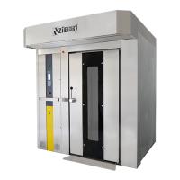 China 46KW Commercial Rotating Rack Oven 32 Trays Electric Rotary Oven for sale