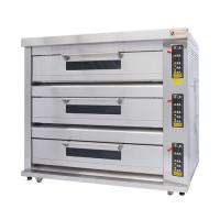 China 3 Deck Electric Baking Machine 6 Tray Commercial Electric Baking Oven for sale