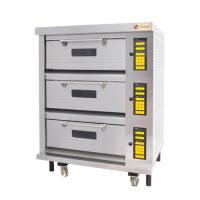 China Professional Bread Oven 3 Decks 12 Tray Commercial Deck Oven for sale