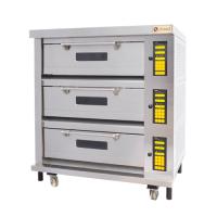 China Professional Bread Oven 3 Decks 12 Tray Commercial Deck Oven for sale