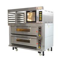 China Commercial Electric Combi Oven Proofer 2 Deck 6 Tray Combi Oven for sale