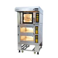 China European 2 Deck 2 Tray Oven Commercial Electric Convection Oven 4 Trays for sale