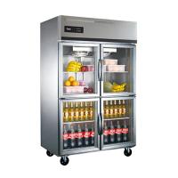 China Customized Commercial Display Freezer 3 Glass Door Freezer For Beer Beverage for sale