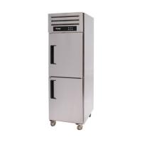 China Shop Upright Display Freezer Stainless Steel Moveable Stand Up Display Freezer for sale