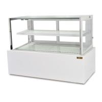 China Anti Fog Cake Display Cabinet 220V 50HZ Refrigerated Bakery Display Case for sale