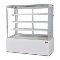 China Anti Fog Cake Display Cabinet 220V 50HZ Refrigerated Bakery Display Case for sale