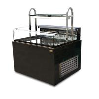 China Middle Island Display Freezer Marble Countertop Commercial Island Freezer for sale