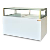 China Drawer Door Glass Cake Display Cabinet Boutique Refrigerated Cake Display Case for sale